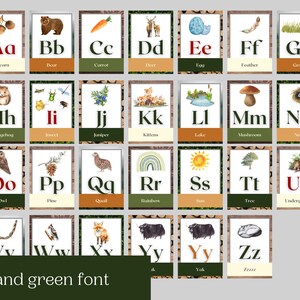 Alphabet Posters | Out of the Woods | Pintables for a Woodland ...