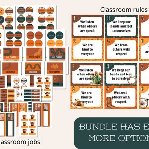 Classroom Management Mini Bundle for a Western Themed Classroom ...
