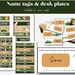 Forest Classroom Desk Plates & Name Tags - Out of the Woods - Etsy