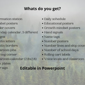 Forest Classroom Decorations Mega Bundle | Classroom Decor Bundle ...