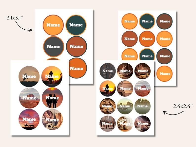 Desk Plates and Name Tags for a Western Themed Classroom | Classroom ...