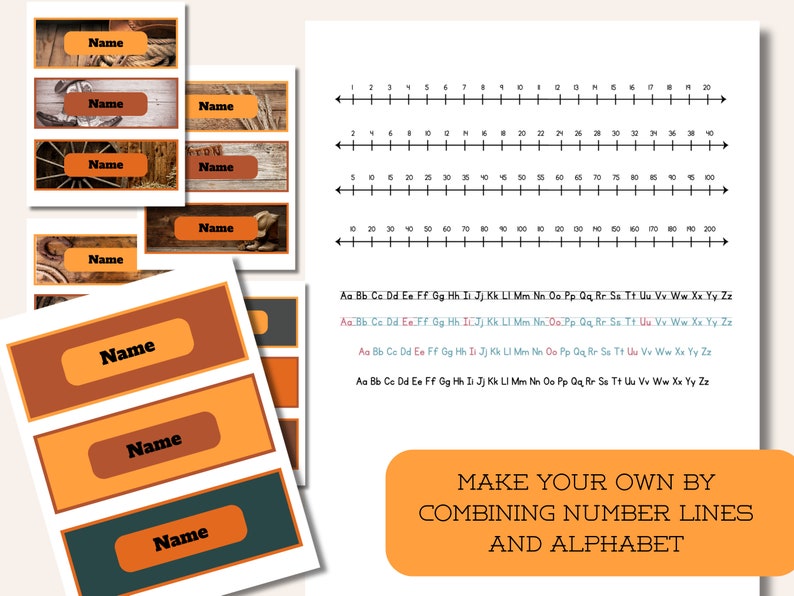 Desk Plates and Name Tags for a Western Themed Classroom | Classroom ...