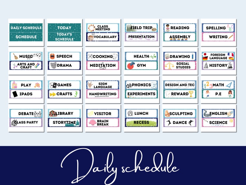 Daily Schedule for Your Underwater Classroom | Classroom Decor ...