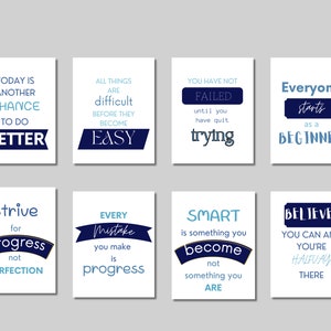 Growth Mindset Motivational Posters for an Ocean Themed Classroom ...