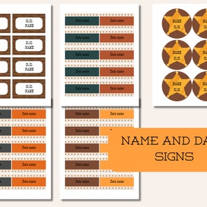 Birthday Calendar for a Western Themed Classroom | Classroom Decor ...