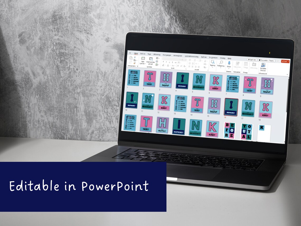 Editable Think Classroom Posters, Think Before You Speak, Classroom ...