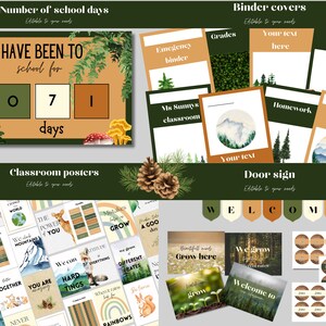 Forest Classroom Decorations Mega Bundle | Classroom Decor Bundle ...