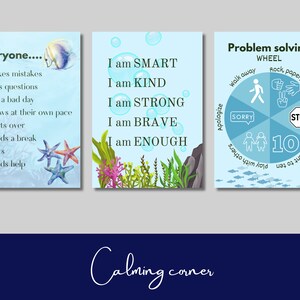 Calming Corner for a Sea Themed Classroom | Classroom Decor | Ocean ...