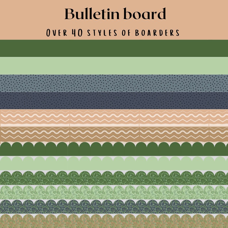 Bulletin Boarders and Letters for a House Plant Themed Calm Classroom ...