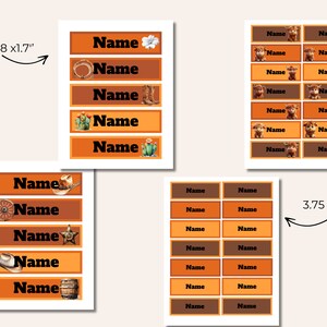 Desk Plates and Name Tags for a Western Themed Classroom | Classroom ...