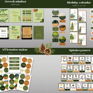 Forest Classroom Decorations Mega Bundle | Classroom Decor Bundle ...