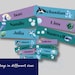 Desk Plates and Name Tags With an Ocean Theme | Classroom Decor | Into ...