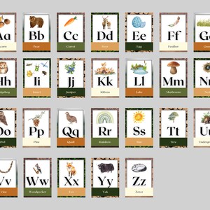 Alphabet Posters | Out of the Woods | Pintables for a Woodland ...