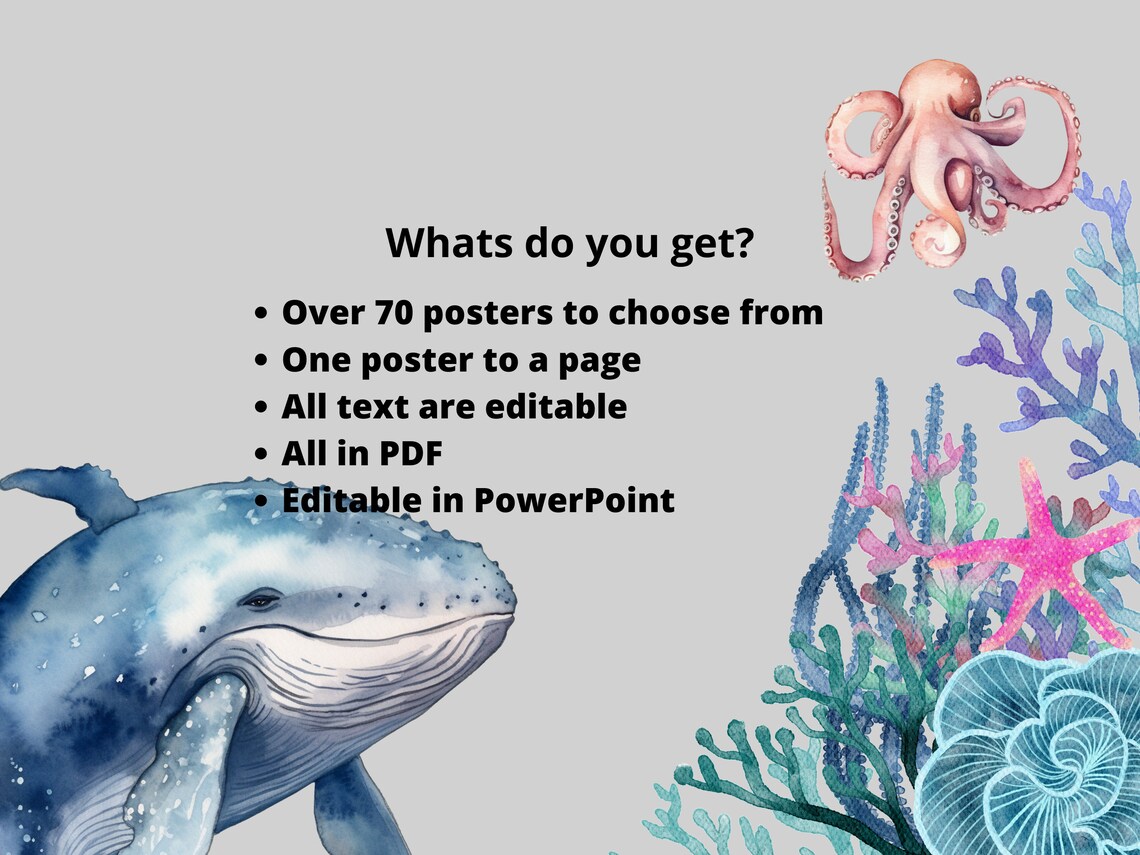 Growth Mindset Motivational Posters for an Ocean Themed Classroom ...