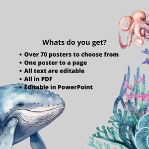 Growth Mindset Motivational Posters for an Ocean Themed Classroom ...