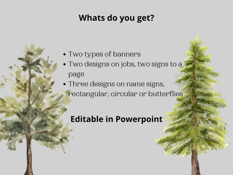 Classroom Jobs Display for a Woodland Haven - Etsy