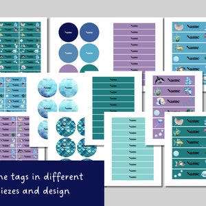 Desk Plates and Name Tags With an Ocean Theme | Classroom Decor | Into ...