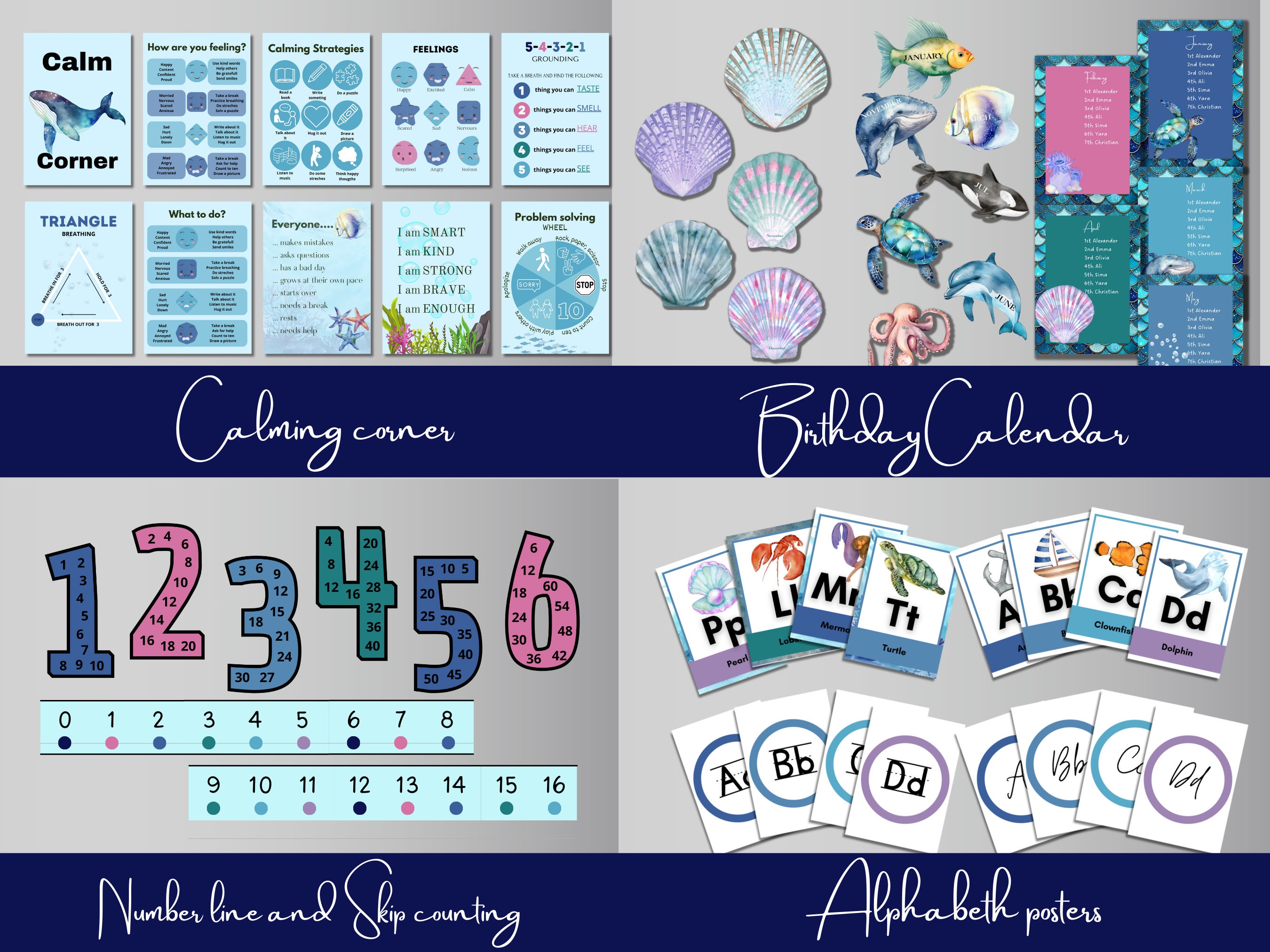Into the Sea - Classroom Mega Bundle With an Ocean Theme | Classroom ...