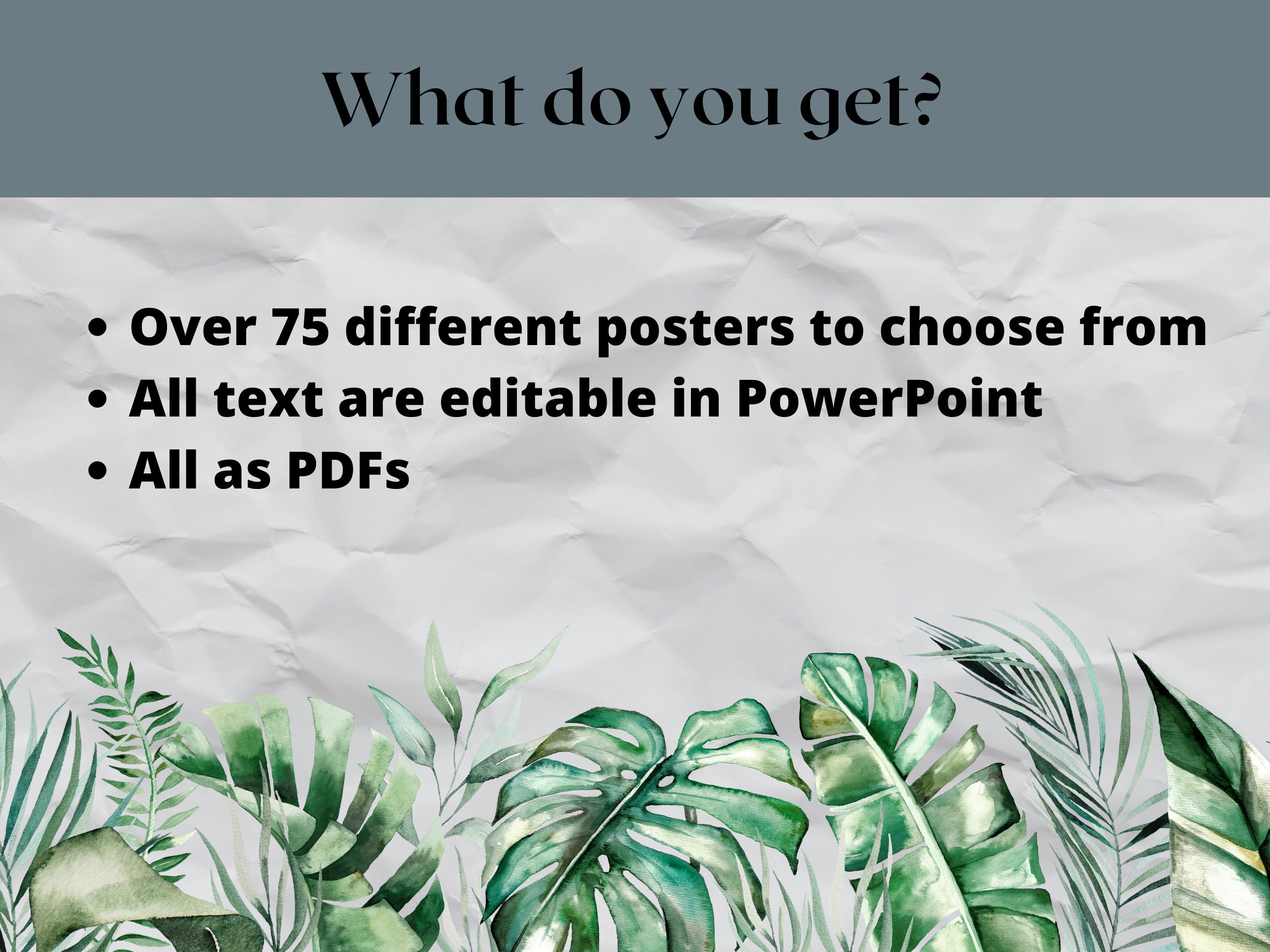 Growth Mindset Posters With a Plant Theme in Calm Colors Classroom ...