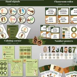 Forest Classroom Decorations Mega Bundle | Classroom Decor Bundle ...