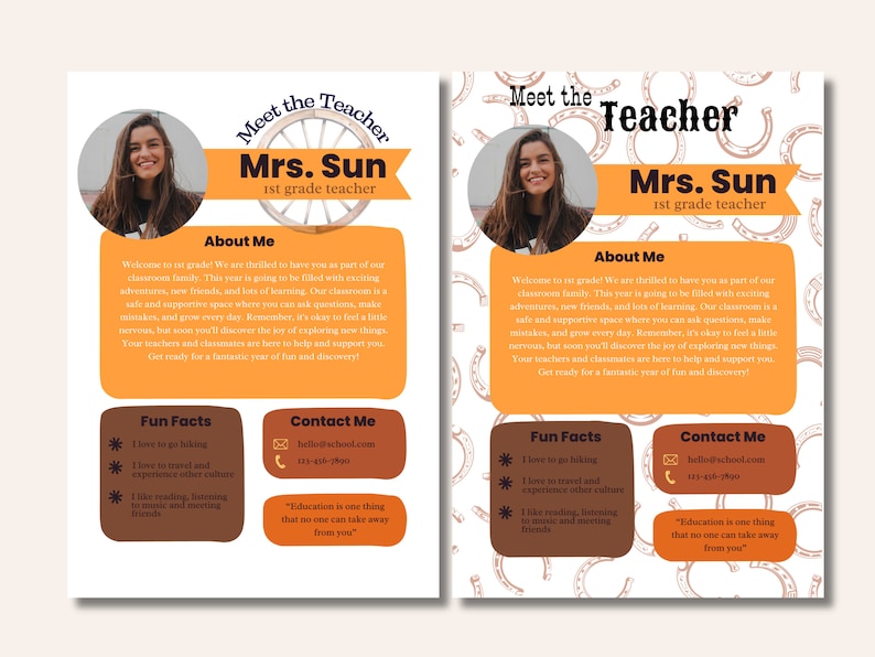 Western Themed Editable Meet the Teacher Letter | Classroom Decor ...