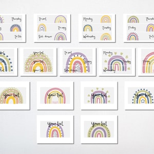 Printable Rolling Cart Labels With a Meadow Theme | Classroom Decor ...