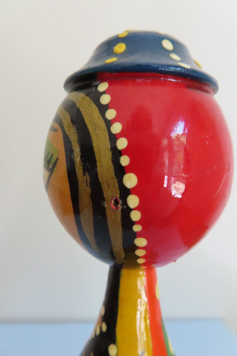 Vintage Pair of Egyptian Folk Art Spindle Peg Bobbin Dolls - Etsy