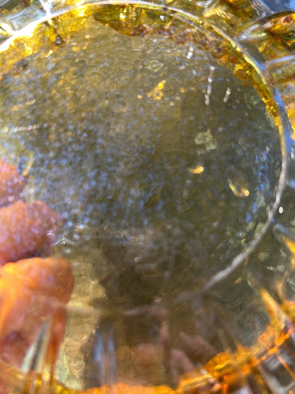 Large Vintage Amber Heavy Glass Ashtray With Scalloped Edging - Etsy