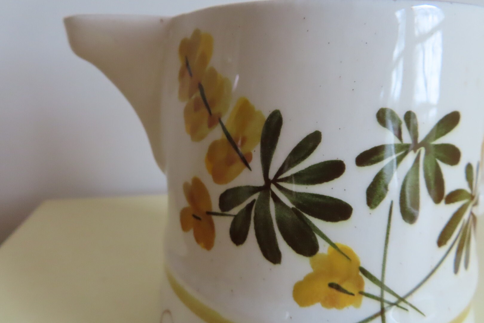 Vintage Stangl Pottery golden Blossom Large Pitcher Small Pitcher Set ...