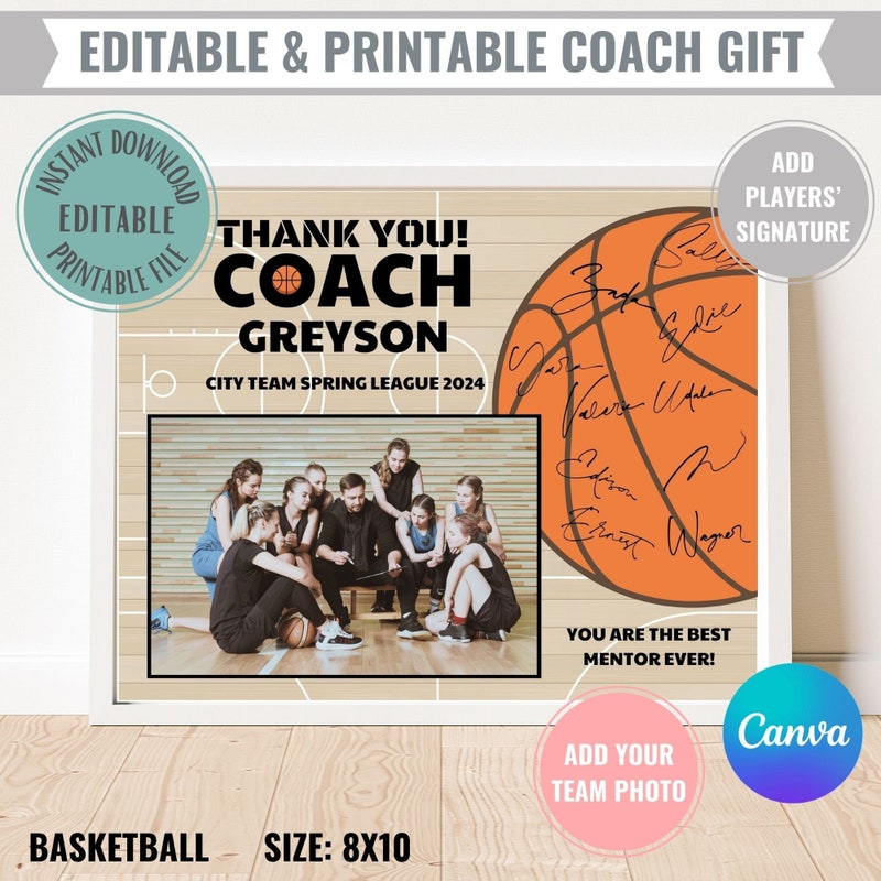 Basketball Coach - Etsy