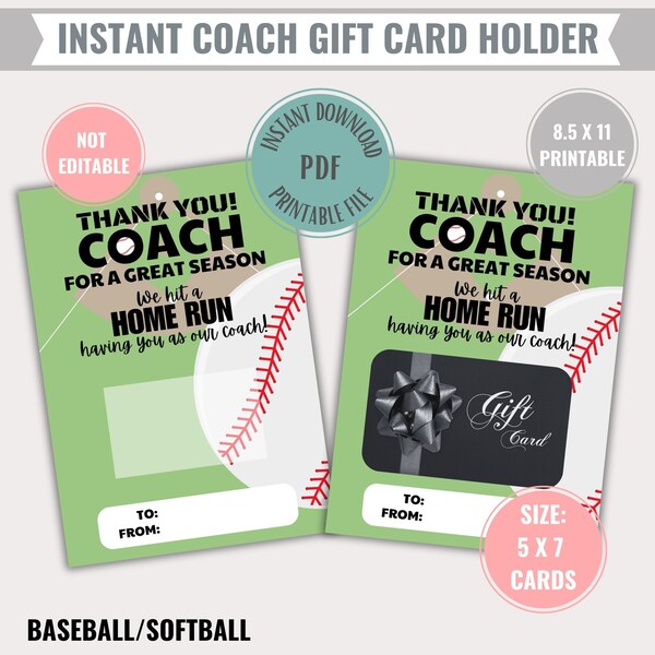 Coach Thank You - Etsy