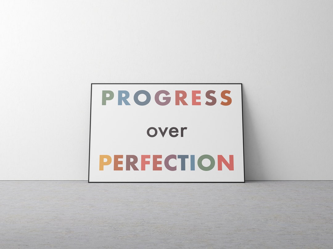 Boho Motivational Classroom Decor Inspirational Office Progress Over ...