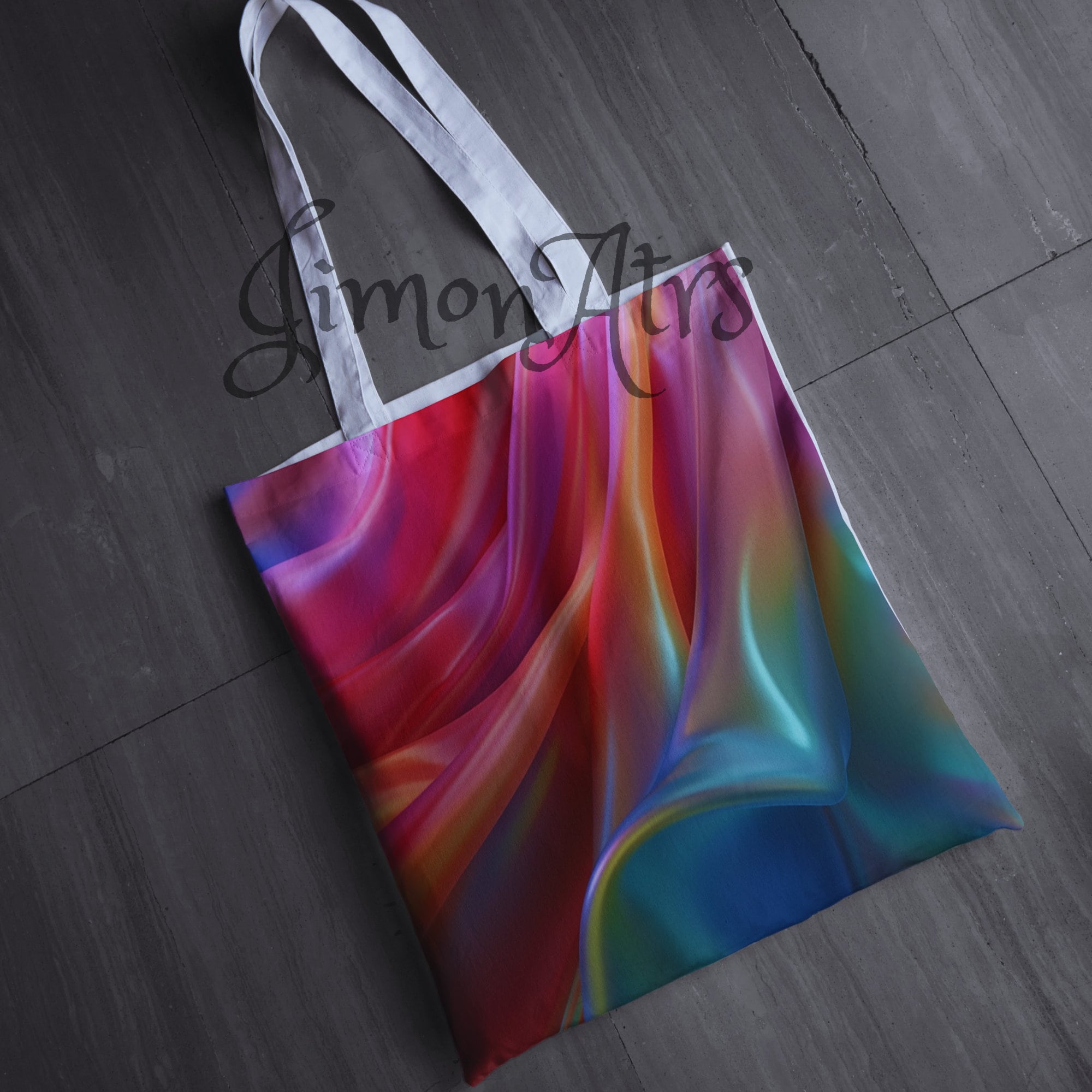 Rainbow Digital Papers, Digital Backdrop, Printable Wall Art, Rainbow ...