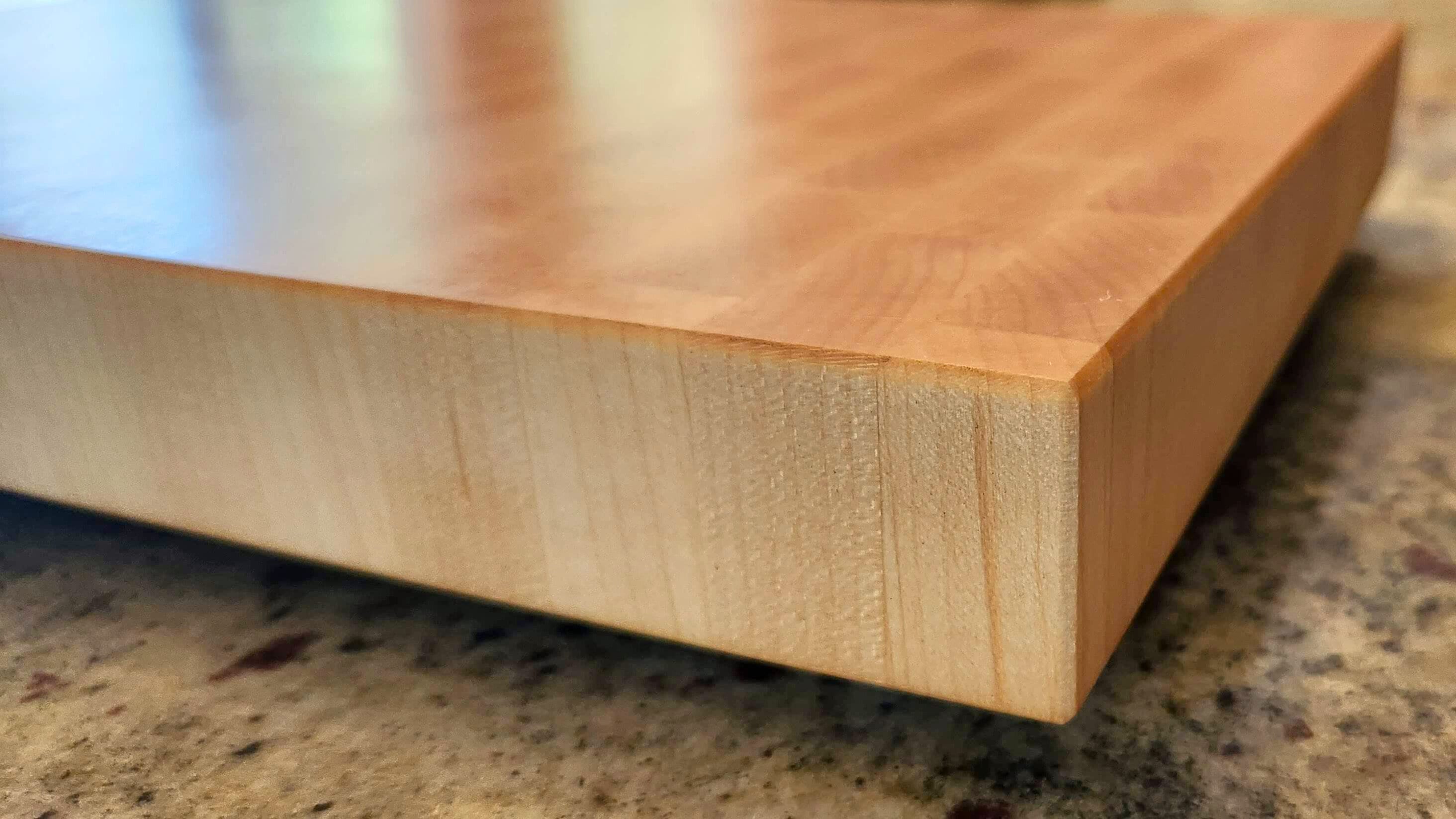 Hard Maple End-grain Cutting Board - Natural Hardwood Cheese ...