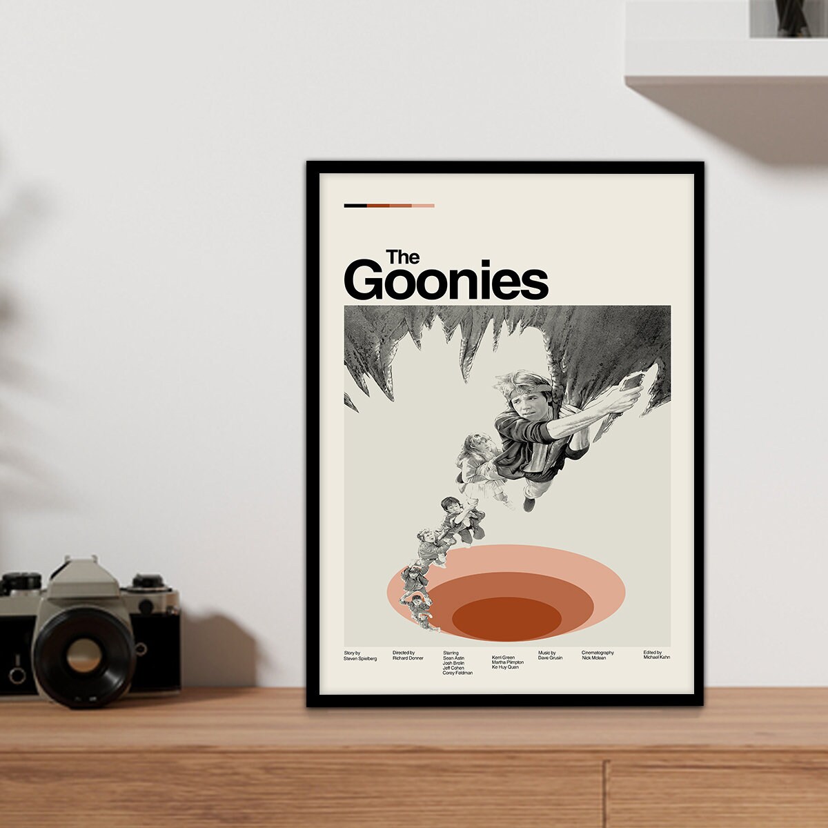 The Goonies Poster, Richard Donner, Vintage Retro Art Print sold by ...