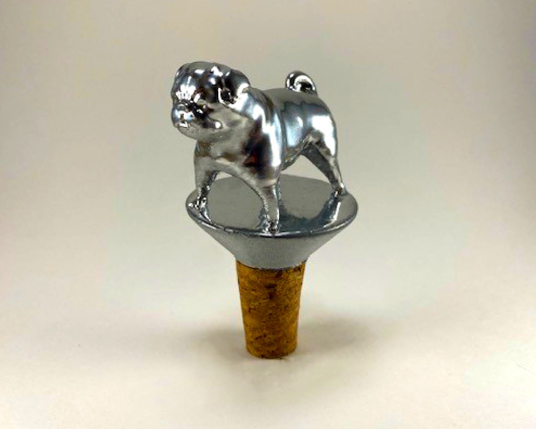 Pug Wine Stopper Dog Wine Topper Gift for Pug Lovers Wine - Etsy