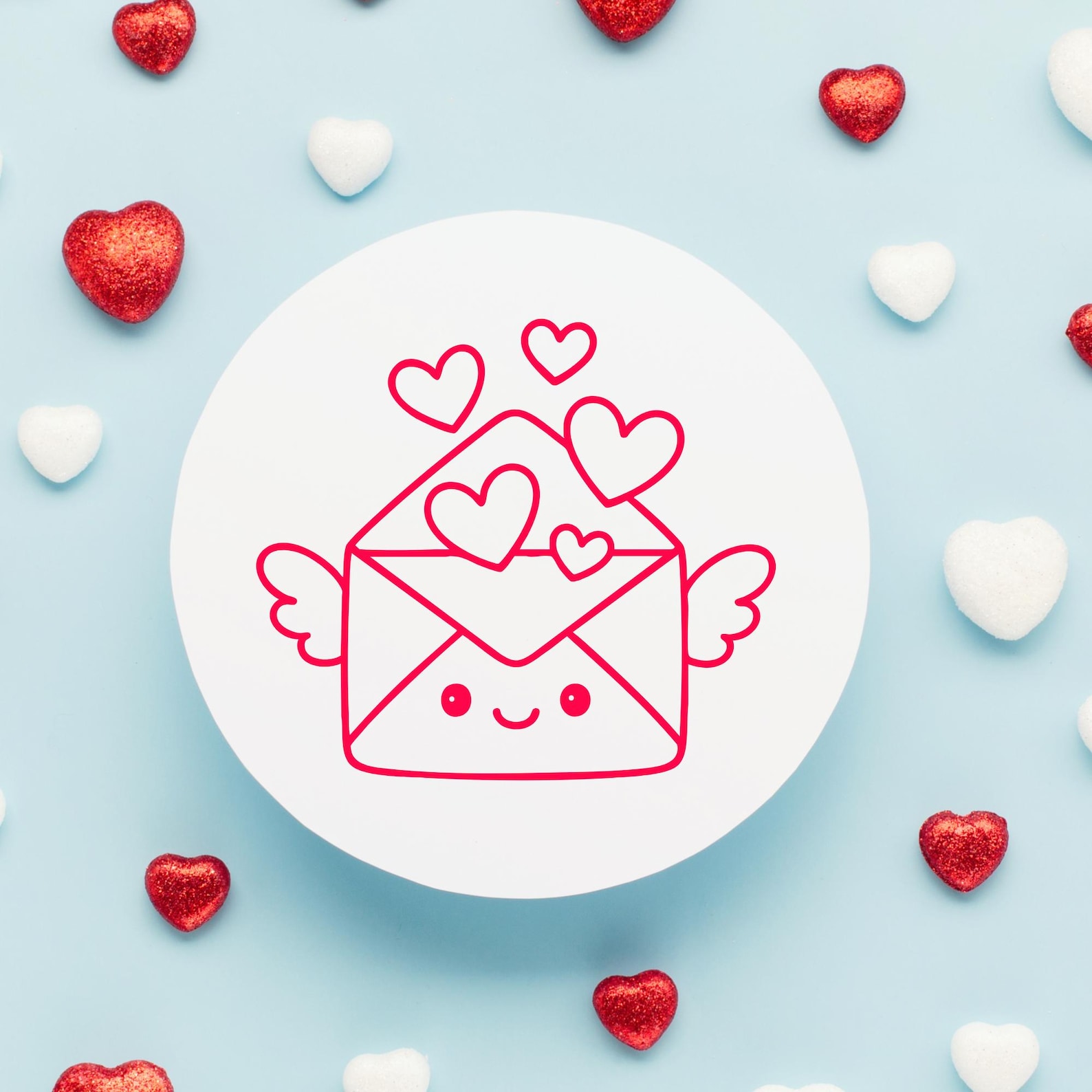Cute Kawaii Valentine's SVG, Valentine's Png, Valentine's Clipart ...