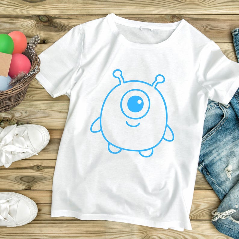 65 Cute Monsters Svg, Monsters Png, Cute Alien Svg, Monster Vector ...