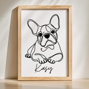 Frenchie Dog Svg, French Bulldog Outline Svg, Dog Svg, Frenchies, Dog ...