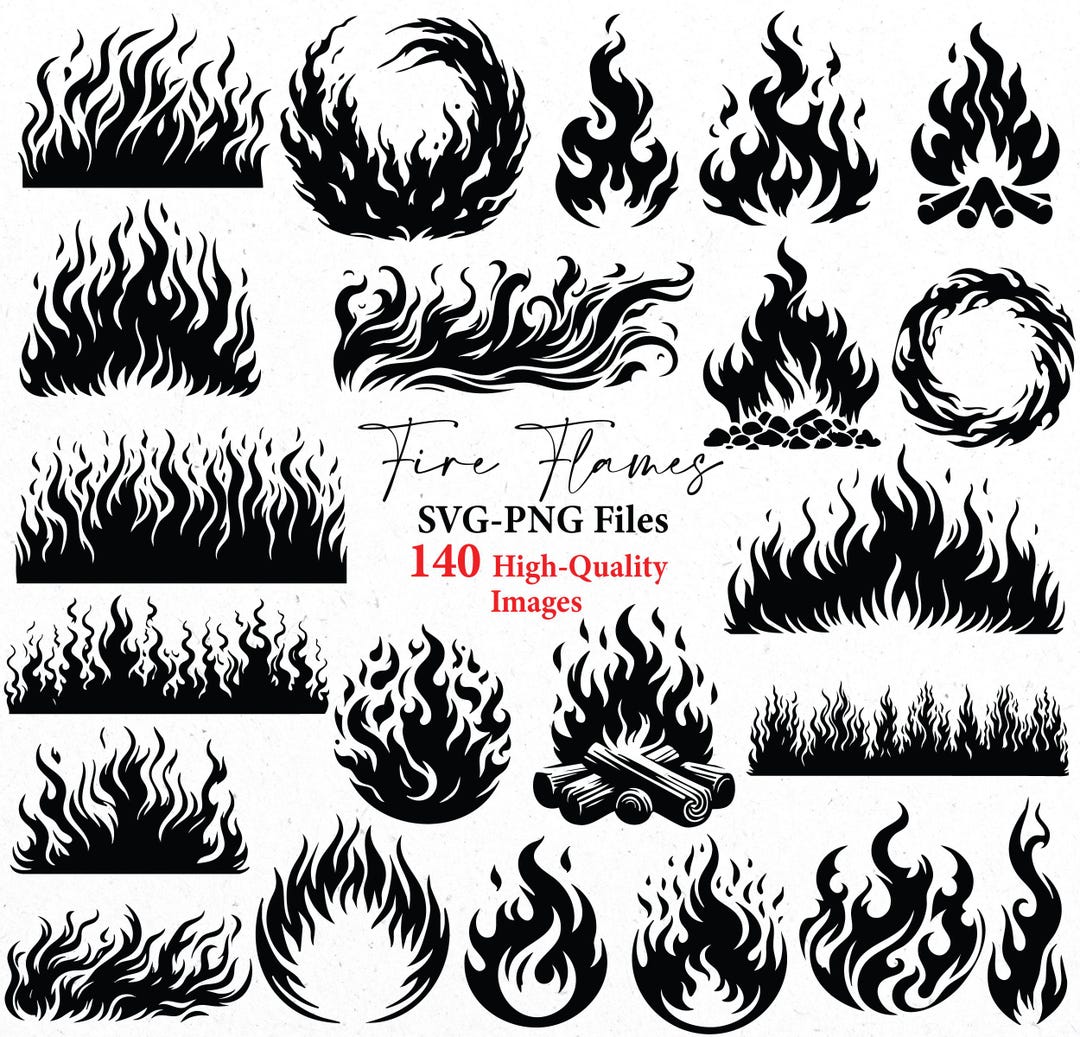 Fire Flame, Fire Flames Svg, Fire Flames Png, Fire Svg, Flames ...