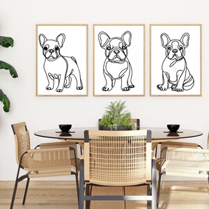 Frenchie Dog Svg, French Bulldog Outline Svg, Dog Svg, Frenchies, Dog ...