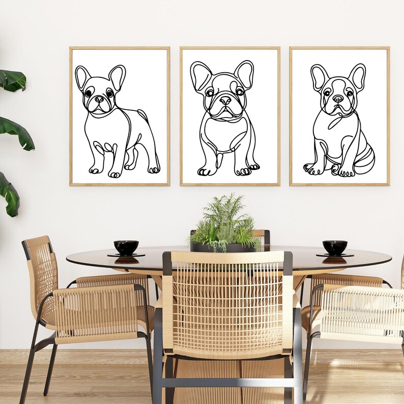Frenchie Dog Svg, French Bulldog Outline Svg, Dog Svg, Frenchies, Dog ...