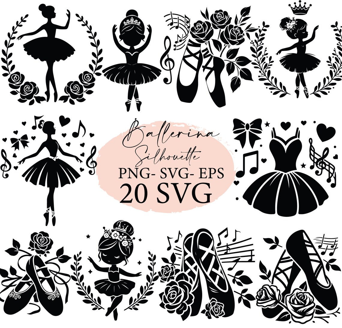 Ballerina, Svg, Balle Png, Cricut, Cricut Bundle, Ballerina Svg, Print ...