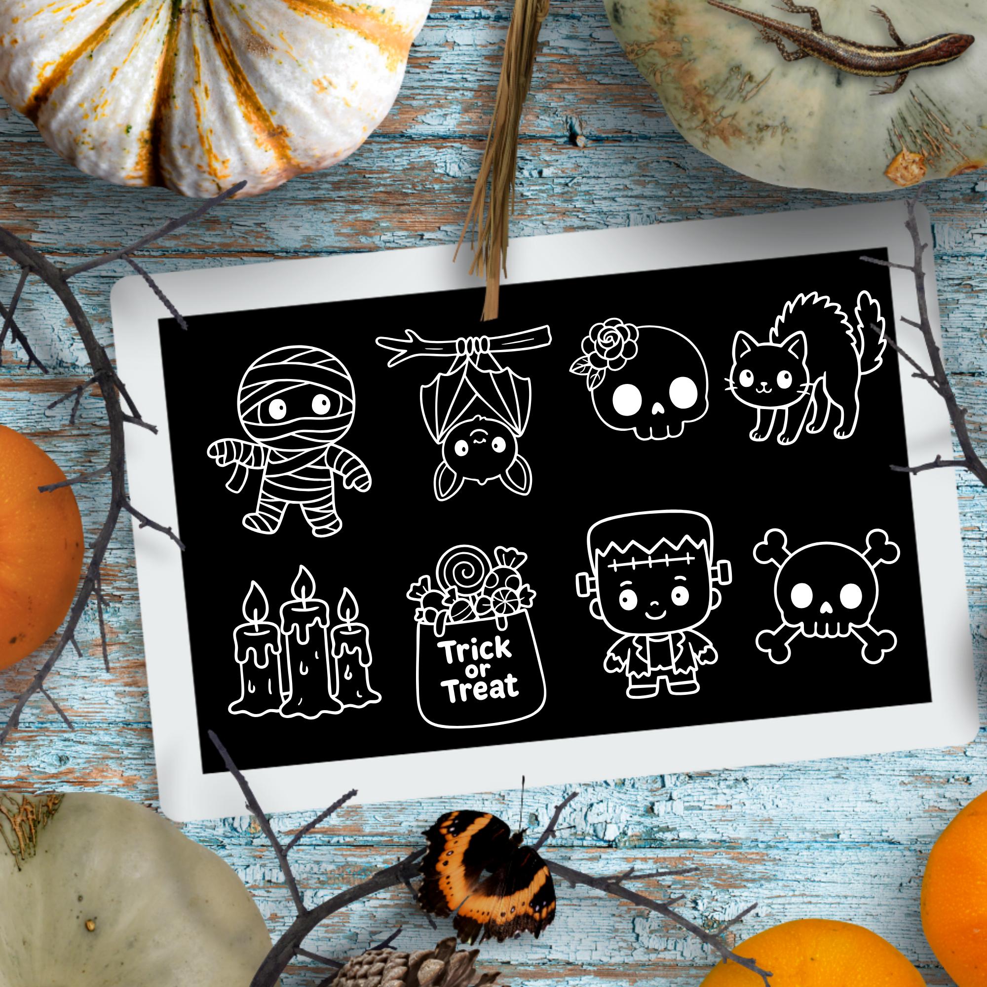 100 Halloween Svg, Cute Halloween Png, Halloween Bundle Clipart ...