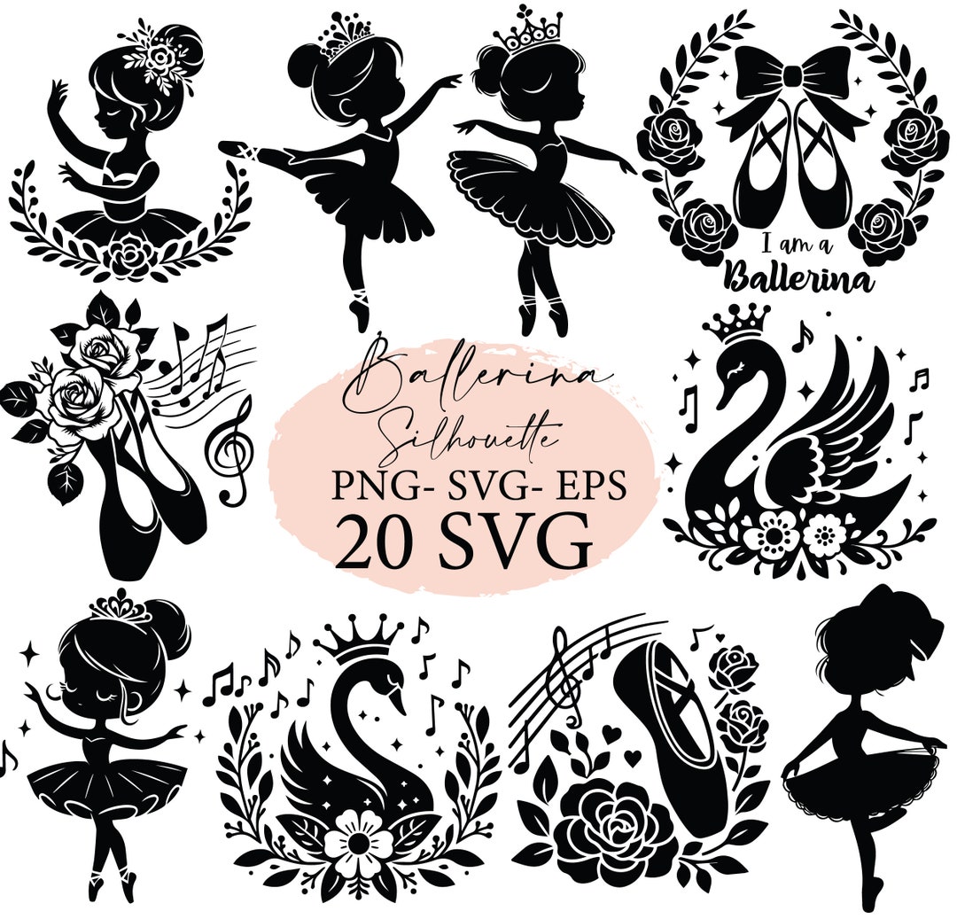 Ballerina, Svg, Balle Png, Cricut, Cricut Bundle, Ballerina Svg, Print ...