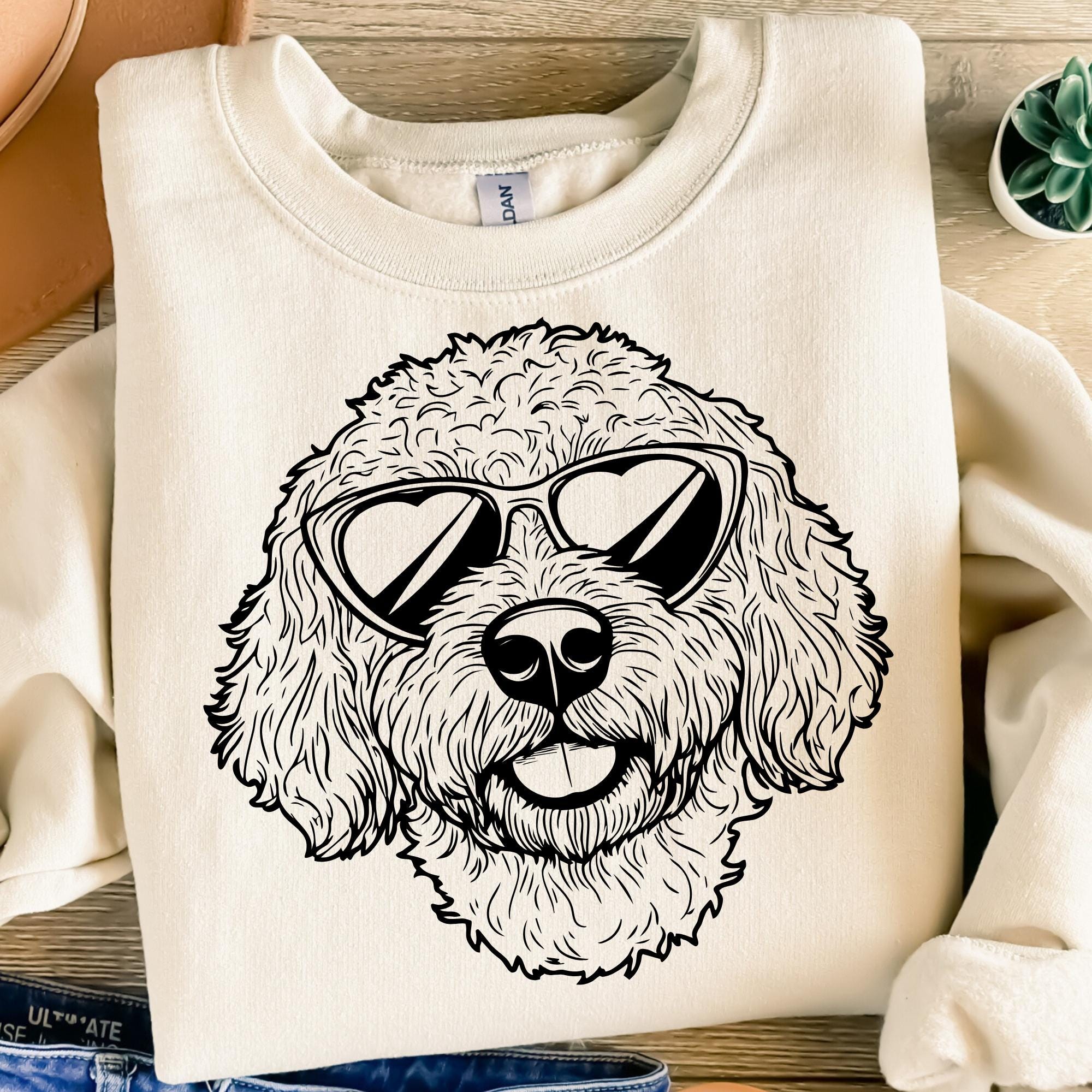 Labradoodle SVG Bundle, Goldendoodle Svg, Dog Outline SVG, Pet Lover ...