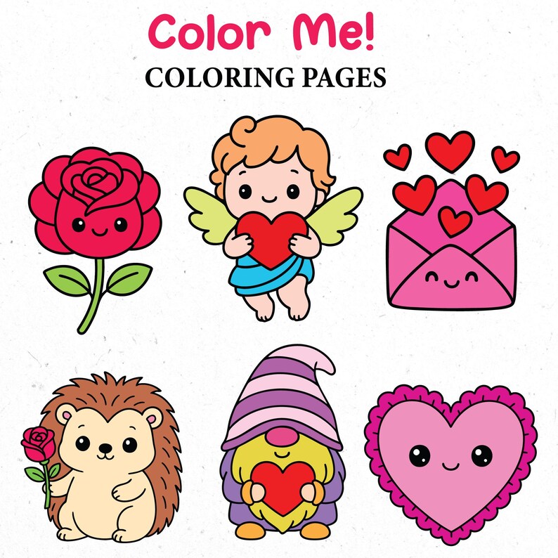 Cute Kawaii Valentine's SVG, Valentine's Png, Valentine's Clipart ...