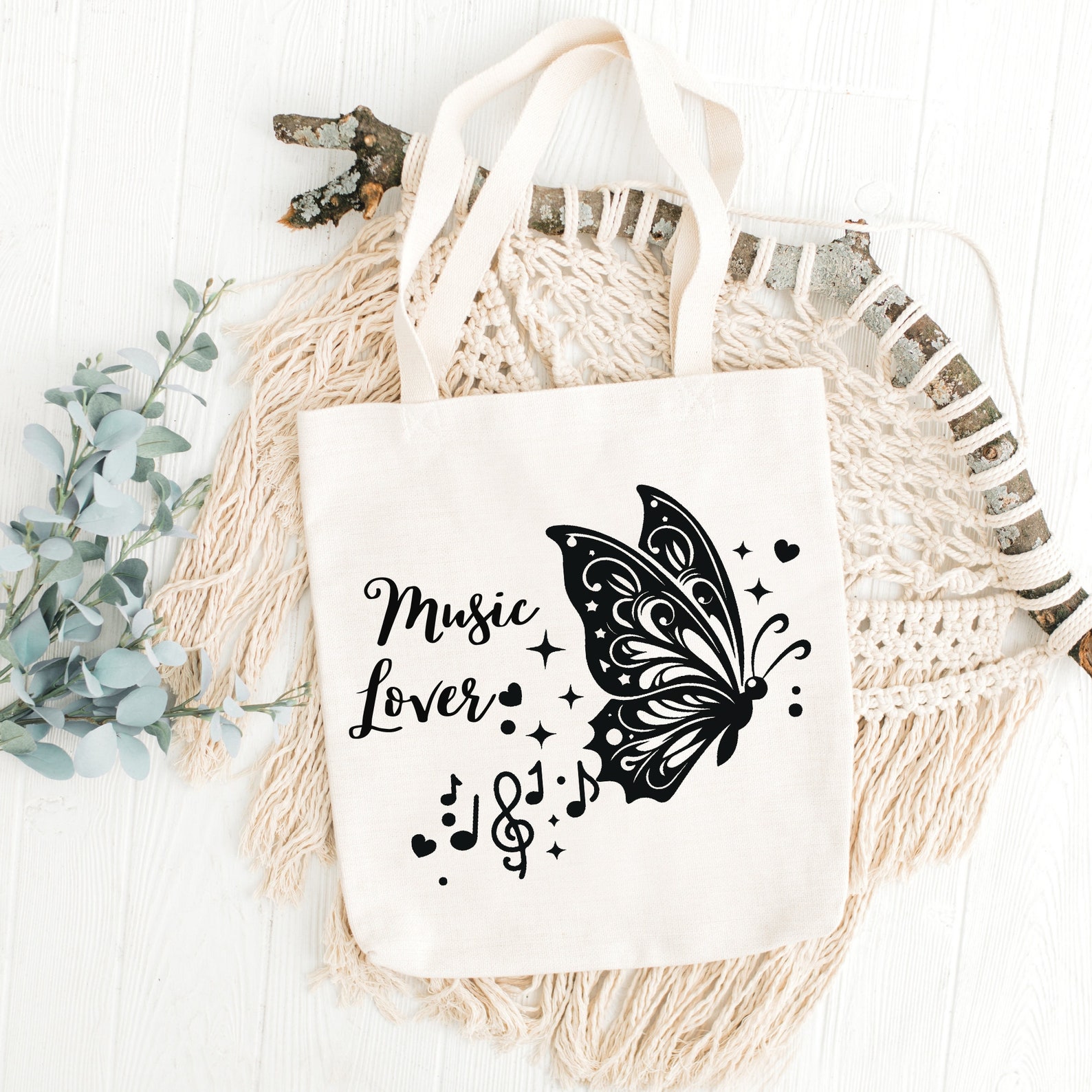 Butterfly, Music Note Svg, Elegant Butterfly With Music Notes ...