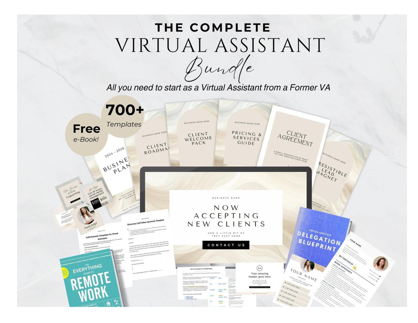 Virtual Assistant Starter Pack Virtual Assistant Checklists Virtual ...