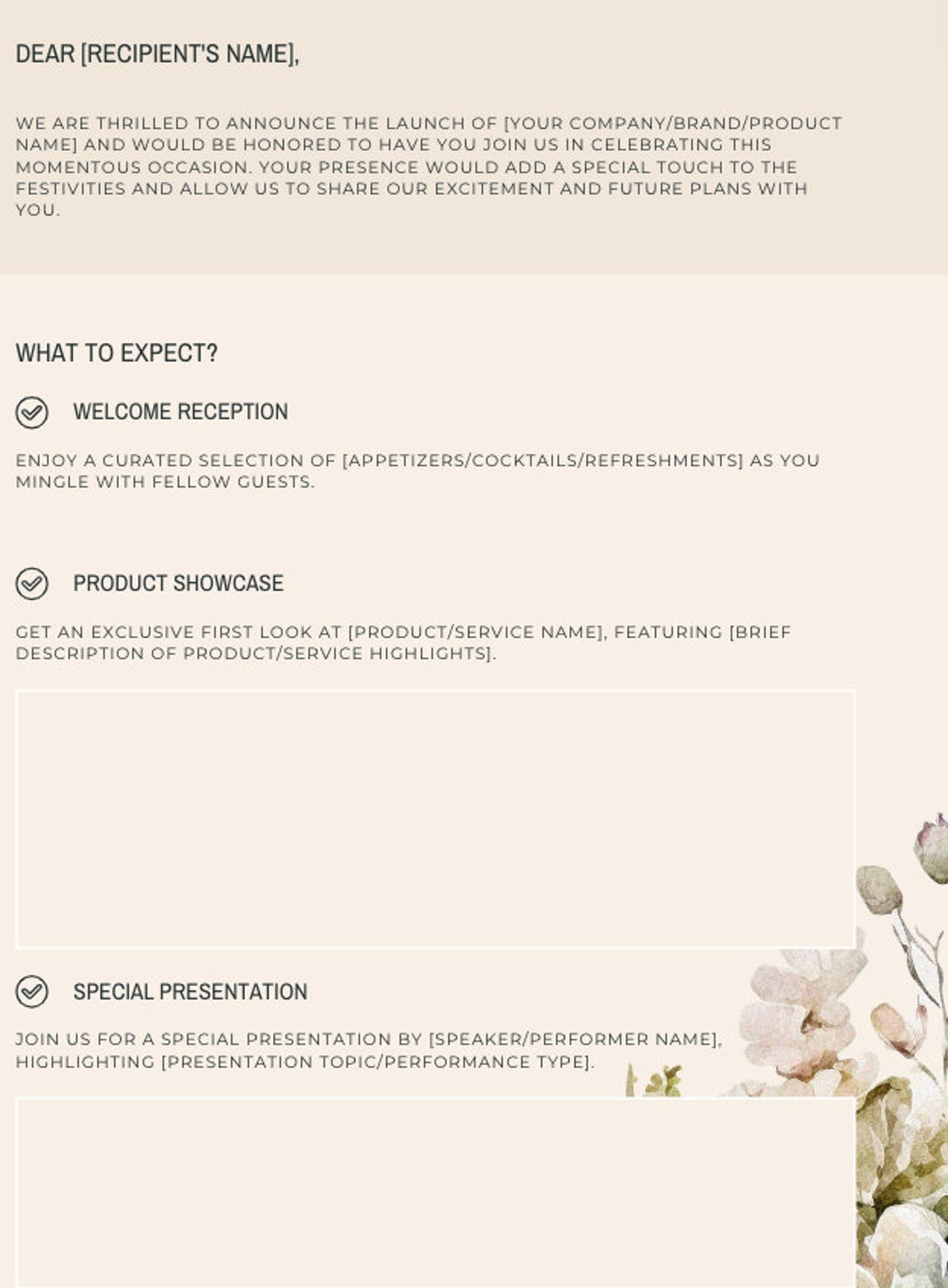 Launch Party Invite Template | Mixer Invite | Small Business Marketing ...